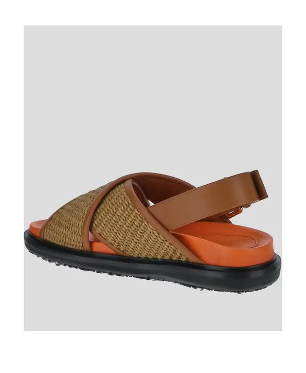 Marni Fussbett Cross-strap Sandals