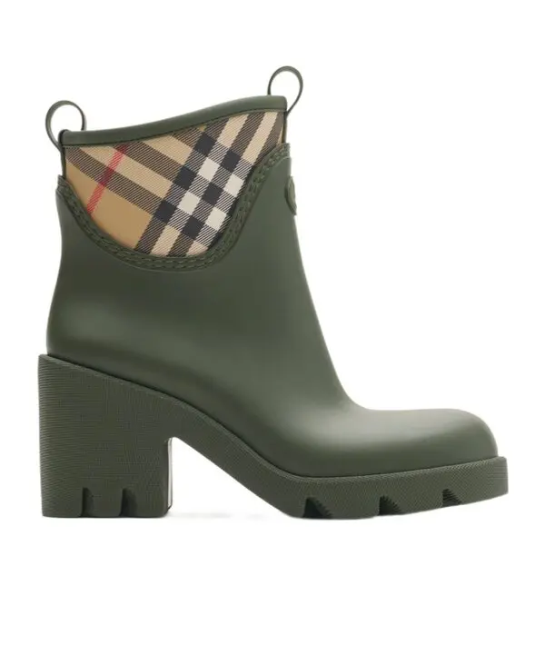 Burberry Embossed Heeled Boots - Loch