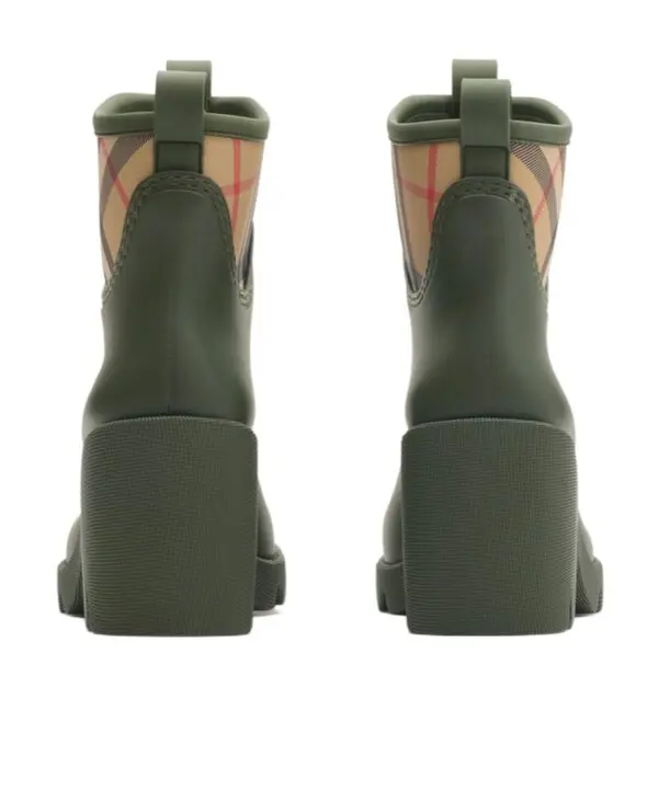 Burberry Embossed Heeled Boots - Loch