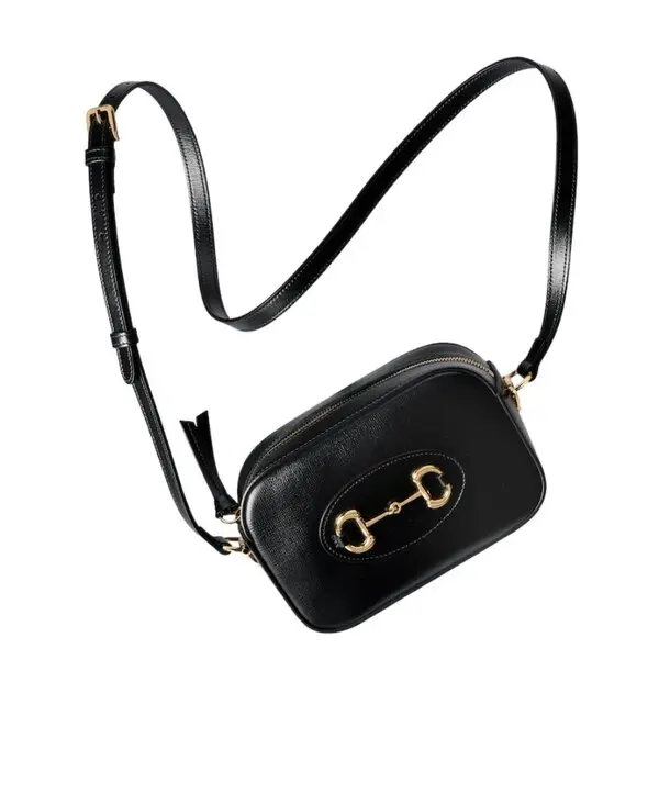 Gucci Horsebit 1955 Small Shoulder Bag - Black