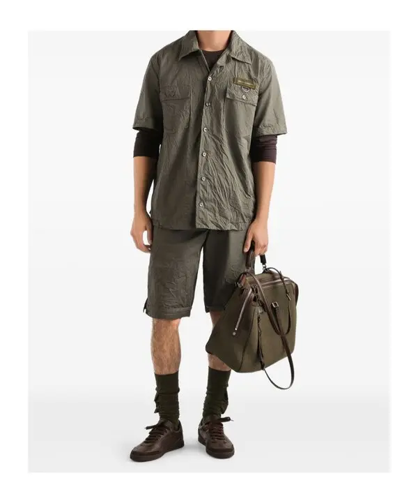 Dolce & Gabbana Dolce Gabbana Logo Detailed Short-sleeved Shirt