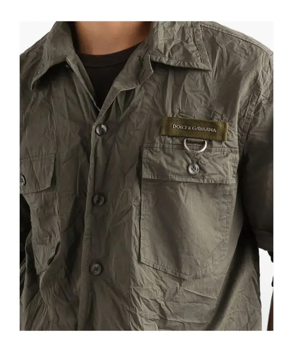 Dolce & Gabbana Dolce Gabbana Logo Detailed Short-sleeved Shirt