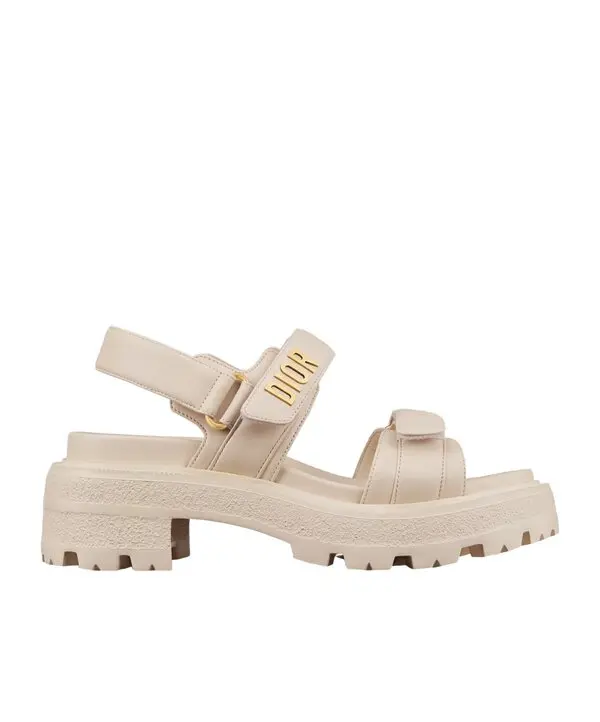 Dior Platform Sandals - Light Biscuit