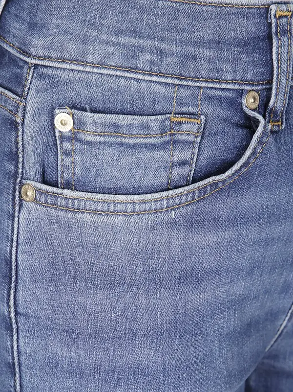 7 For All Mankind Relaxed Skinny Cuffed Jeans