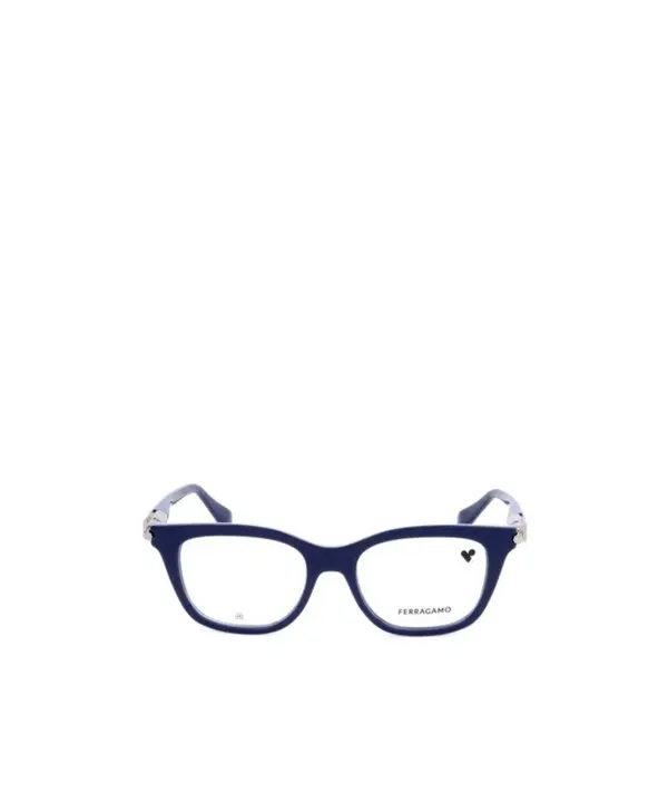 FERRAGAMO Eyeglasses - Navy Blue