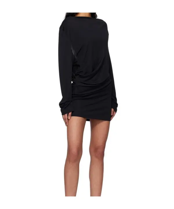 Jacquemus Gathered Long Sleeve Dress