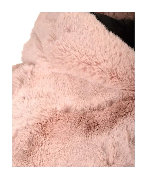 Moose Knuckles Faux Fur Hooded Gilet