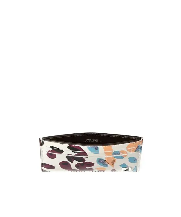 Fendi Ff Squared Slim Card Holder - Multi-color