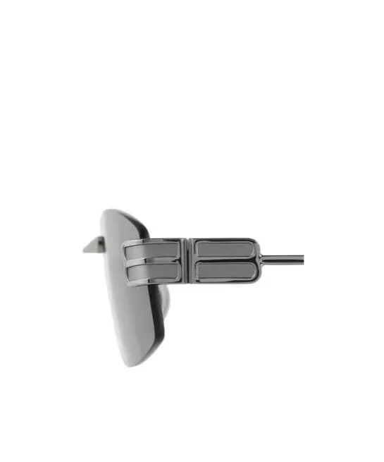 Balenciaga Rectangle Rimless Sunglasses - Light-silver