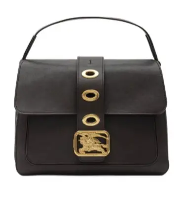 Burberry Small Rider Shoulder Bag - Peat Brown