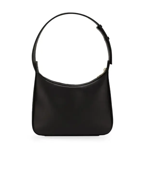 Dolce & Gabbana Logo Plaque Shoulder Bag - Black