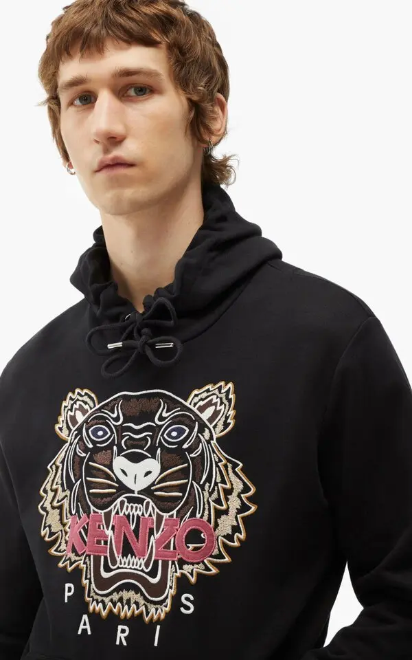 Kenzo Tiger Embroidered Hoodie
