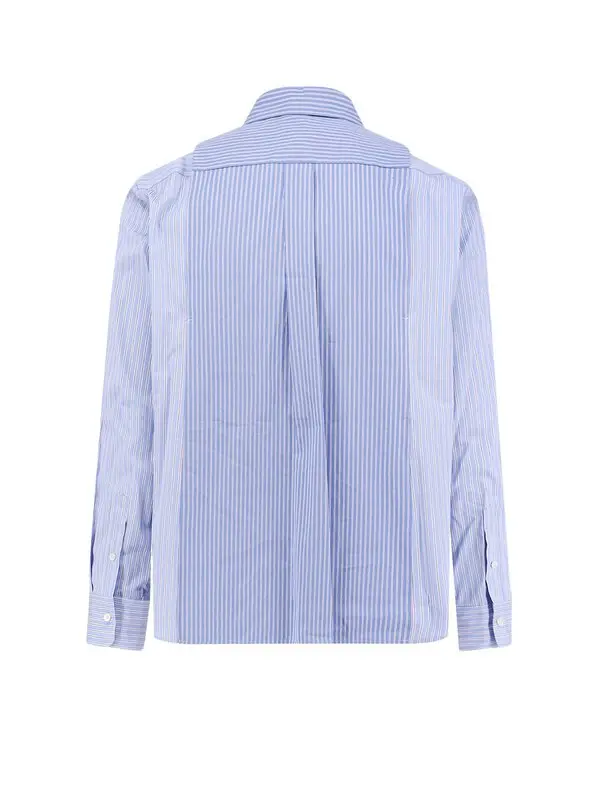 Sacai Striped Panelled Shirt