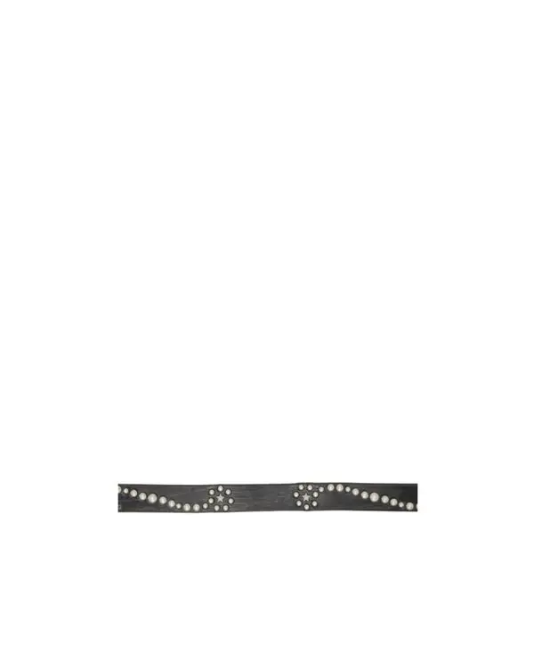 Our Legacy Star Studded Leather Belt