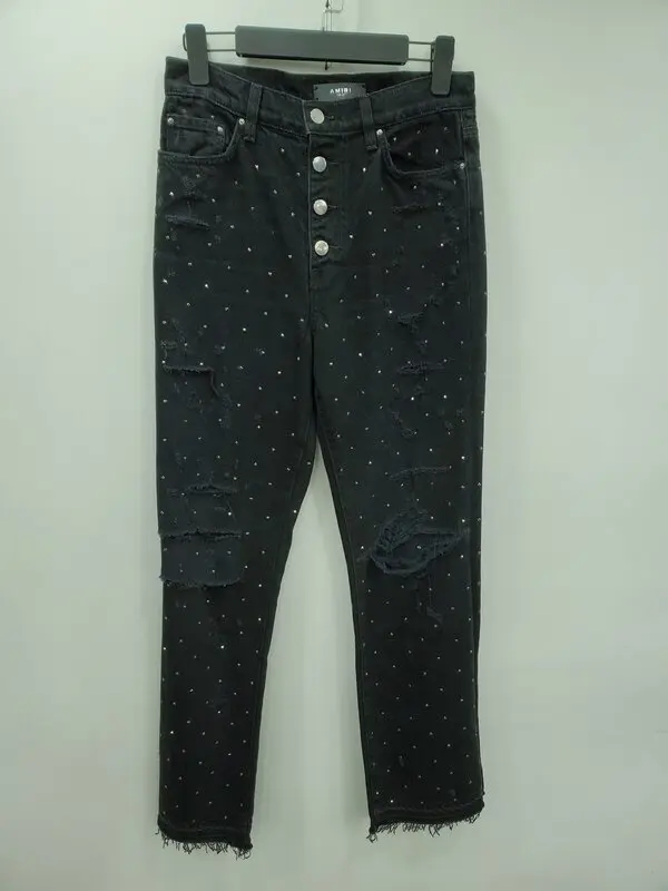 Amiri Pierced Detail Jeans