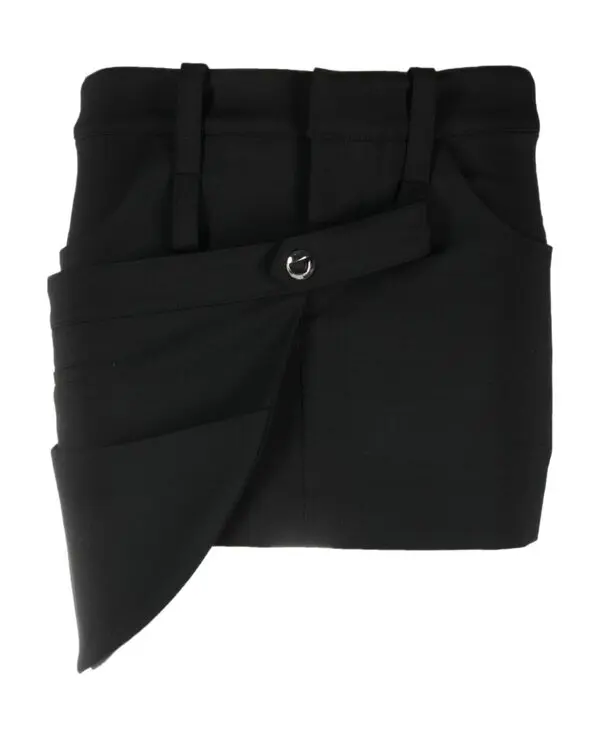 Coperni Asymmetrical Skirt - Black