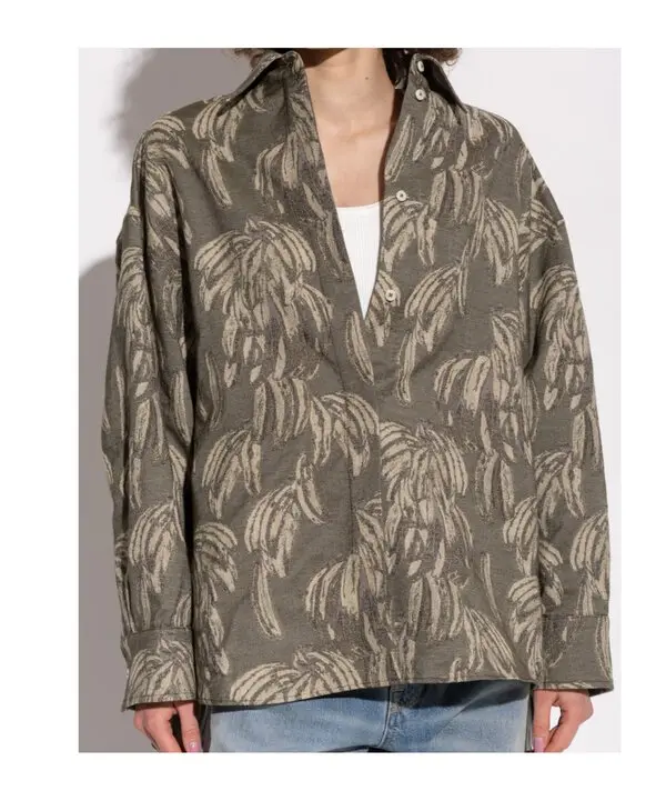 Jacquemus Oversized Graphic Jacquard Shirt
