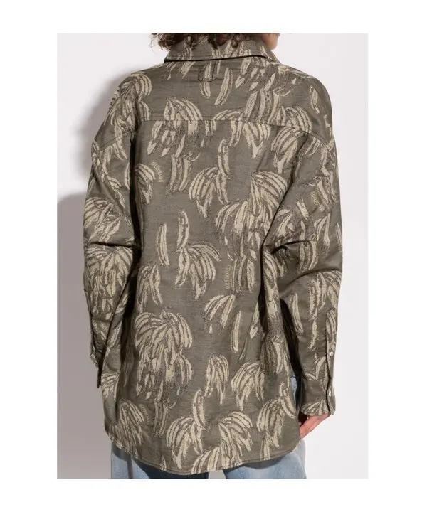 Jacquemus Oversized Graphic Jacquard Shirt