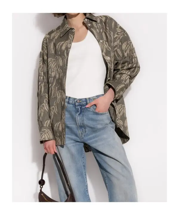 Jacquemus Oversized Graphic Jacquard Shirt