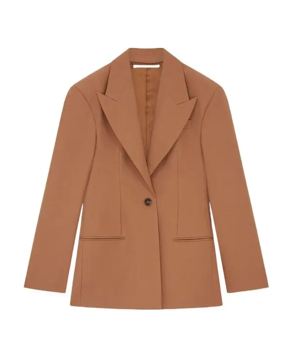 Stella McCartney Long-sleeved Wool Suit Jacket
