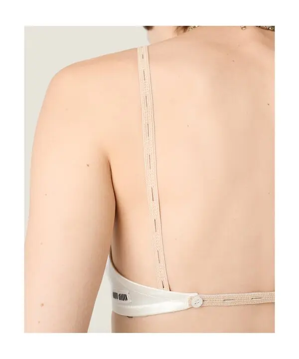 Miu Miu Satin Bra - White