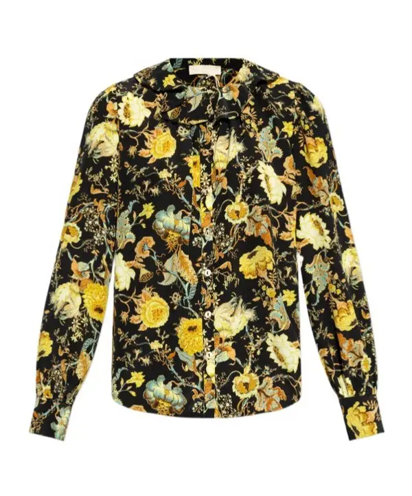 Ulla Johnson Long Sleeve Printed Shirt