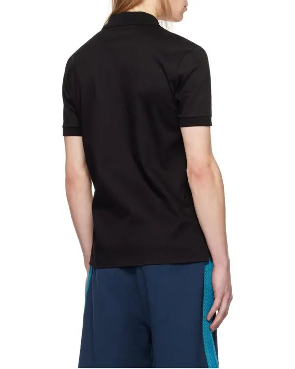 LANVIN Logo Embroidered Polo Shirt