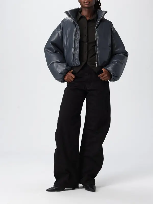 Nanushka Lilima Cropped Puffer Jacket - Black