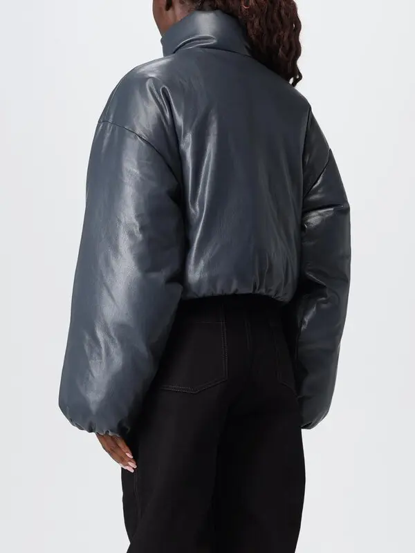 Nanushka Lilima Cropped Puffer Jacket - Black