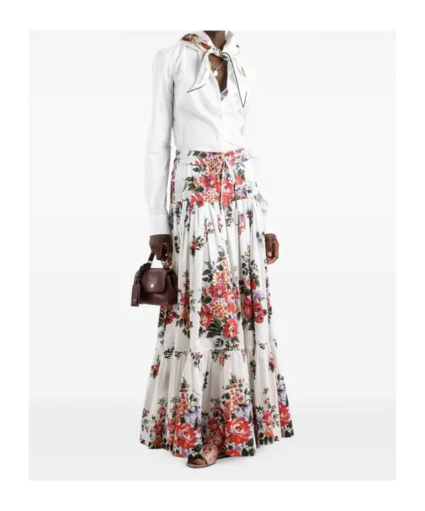 Dolce & Gabbana Dolce Gabbana Scarf Detailed Poplin Shirt