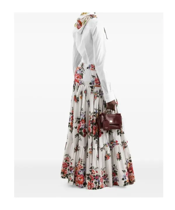 Dolce & Gabbana Dolce Gabbana Scarf Detailed Poplin Shirt