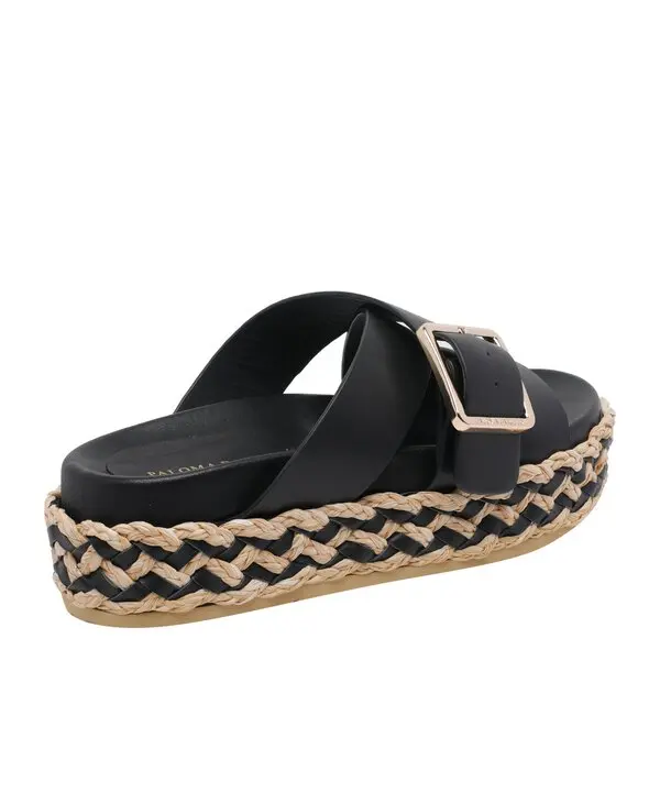 PALOMA BARCELO Platform Sandals With Buckle Detail
