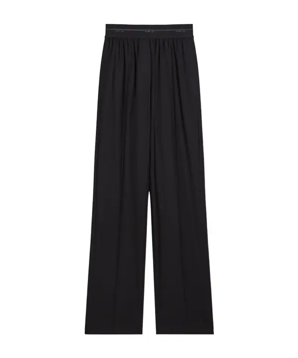 Helmut Lang Elastic Waist Straight Leg Trousers
