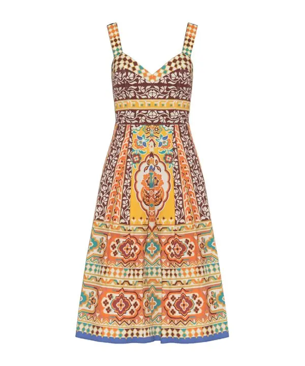 Etro Sleeveless Printed Midi Dress