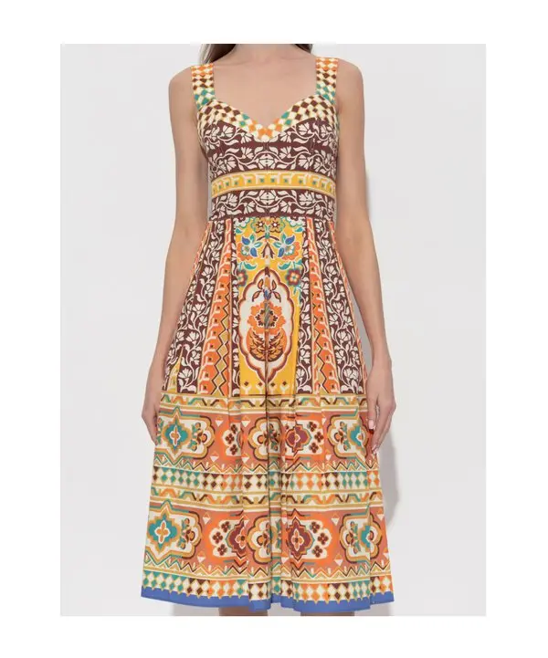 Etro Sleeveless Printed Midi Dress