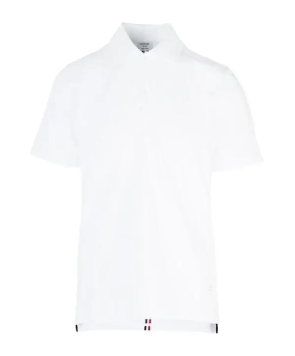 Thom Browne Classic Pique Stripe Relaxed Polo Shirt