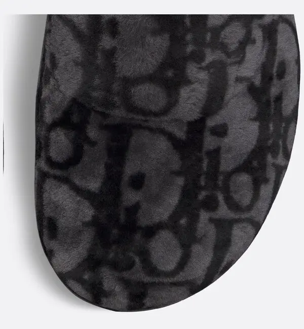 Dior Aqua Mule With Oblique Pattern