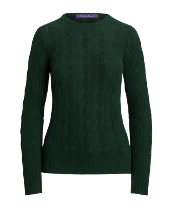 Ralph Lauren Cable-knit Crewneck Jumper - Black