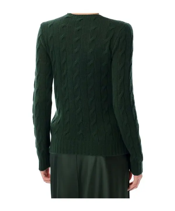Ralph Lauren Cable-knit Crewneck Jumper - Black
