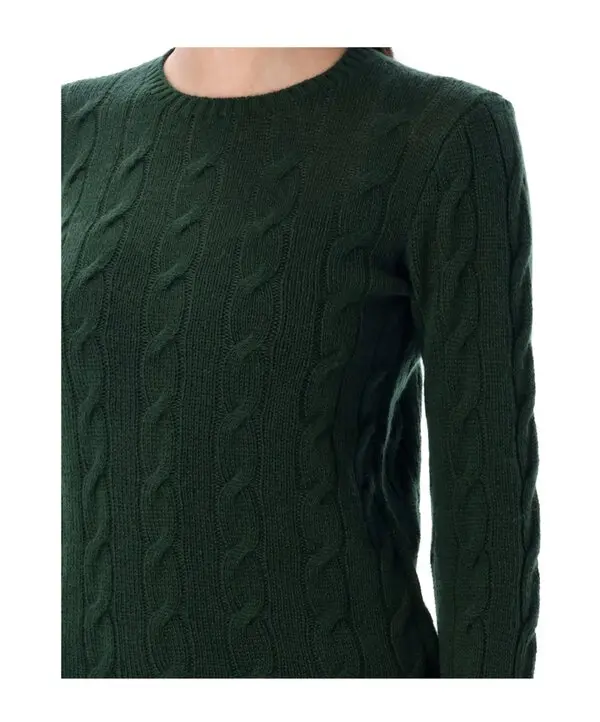 Ralph Lauren Cable-knit Crewneck Jumper - Black