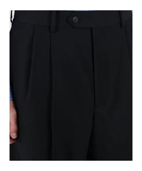 Auralee Wool Belt Loop Shorts