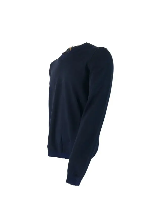Emporio Armani V-neck Long Sleeve Sweater - Black