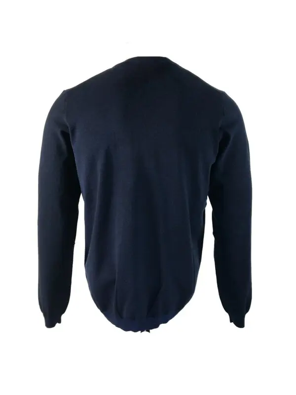 Emporio Armani V-neck Long Sleeve Sweater - Black