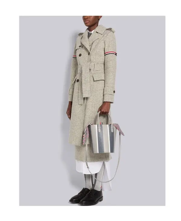 Thom Browne Rwb Stripe Lining Bucket Bag