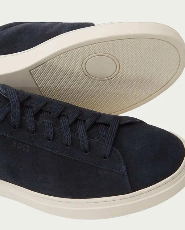 Hugo Boss Kieran Suede Lace-up Sneakers - Blue