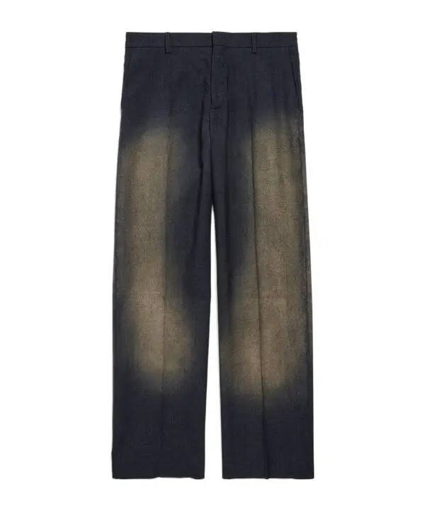 Balenciaga Faded Tailored Trousers - Anthracite