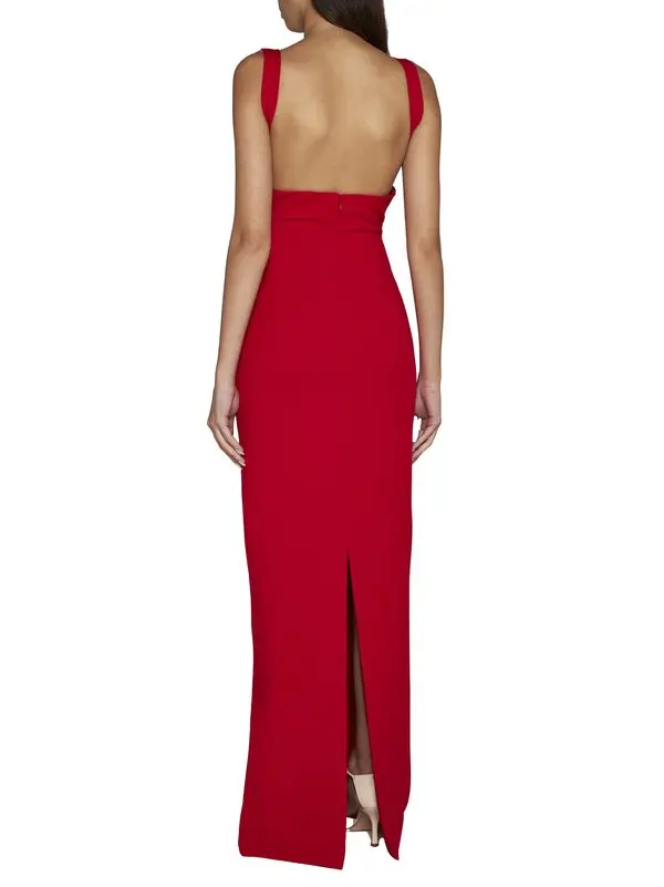 Solace London Joni Maxi Dress - Red