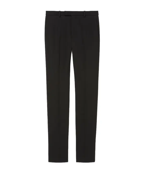 Gucci Crêpe Pants With Horn Buttons