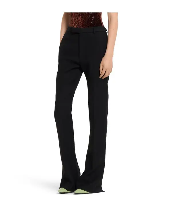 Gucci Crêpe Pants With Horn Buttons