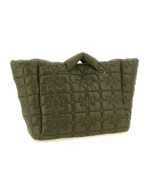 GANNI Quilted Re-tech Xxl Tote Bag